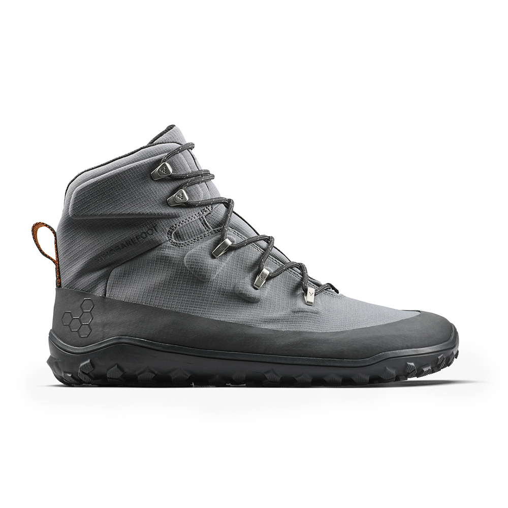 Tracker Textile AT Mens Dark Shadow | Vivobarefoot NZ